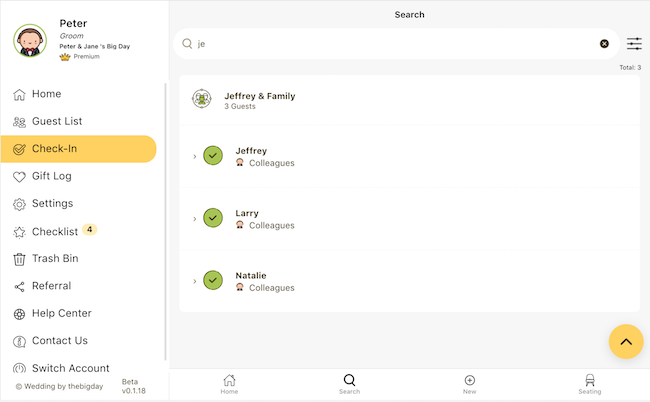 How To Group Check-In Wedding Guests? | thebigdays.com