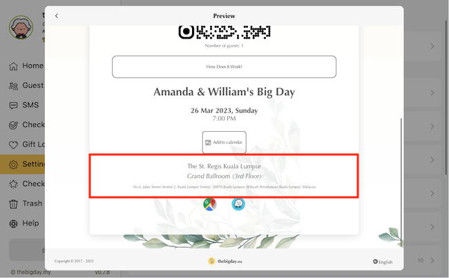 Ultimate guide to setting up your guest page. | Thebigdays